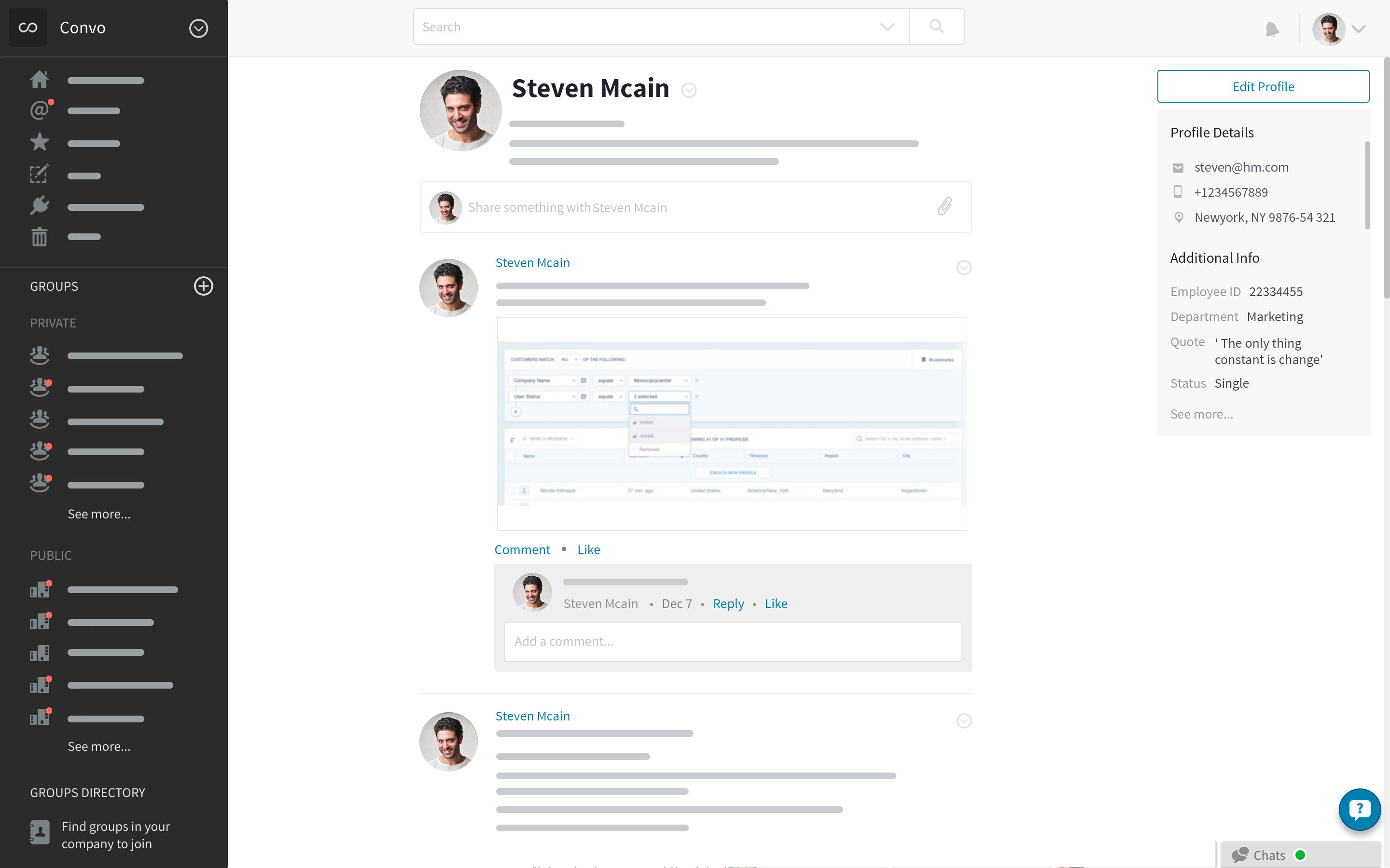 Convo Rolls Out Custom User Profiles on Web and Mobile