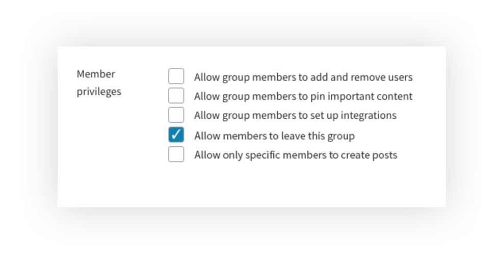 New Options for Groups: Selected Post Creators and Restrict Leave Group